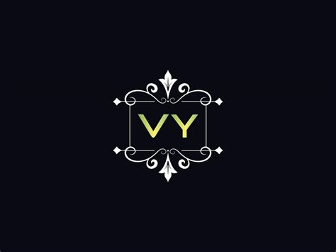 Simple Vy Logo Letter Capital Vy Luxury Logo Icon Vector 17786977