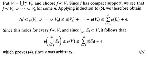 Real Analysis Doubt In Step I Of Proof Of Riesz Representation