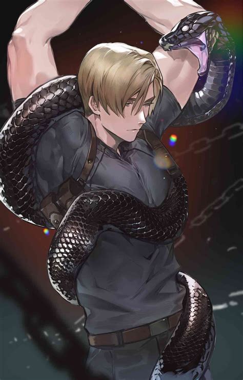 Leon S Kennedy Resident Evil And More Drawn By Naijarski Danbooru