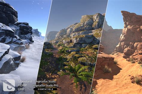 Pbr Rocks Nature Pack 3d Environments Unity Asset Store