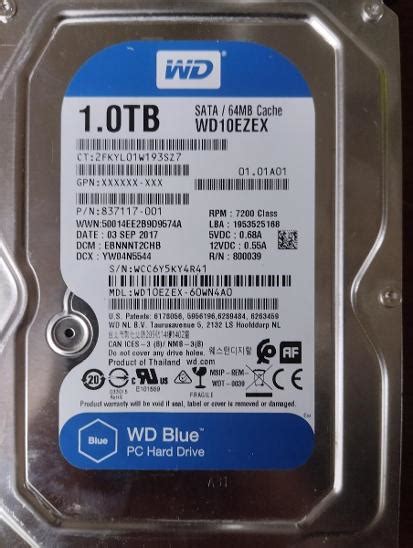 HDD WD 1 TB. | Aukro