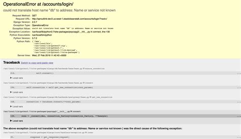 Django Nginx Docker With Postgresql On Aws Elasticbeanstalk Could