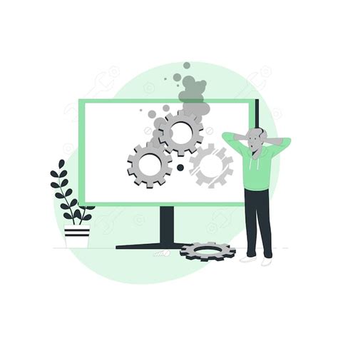 Premium Vector Computer Troubleshootingbro