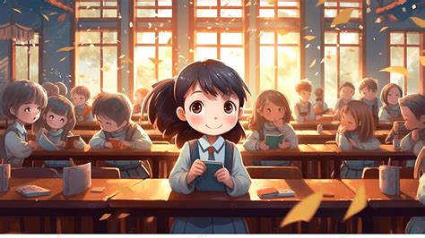 Illustration Background Of Classroom Class Start Season Classroom