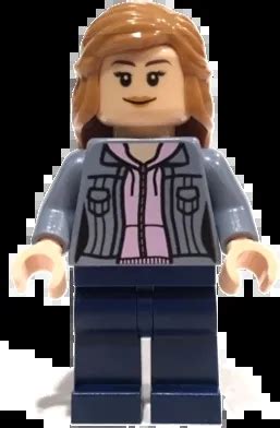Lego Harry Potter Hermione Granger Sand Blue Jacket Over Bright Pink Hoodie
