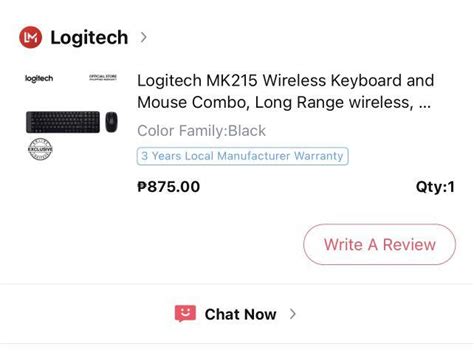 Logitech Mk215 Keyboard Mouse Combo Computers And Tech Parts And Accessories Computer Keyboard On