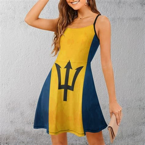 Barbados Barbadian Flag National Flag Of Barbados Novelty Womans