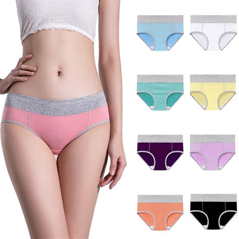 Qolati Seamless Underwear For Women Cotton High Waisted No Show Cheeky