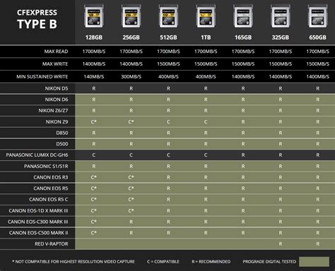 Prograde Digital CFexpress Type B Cobalt 记忆卡 GB Pack 友和 YOHO