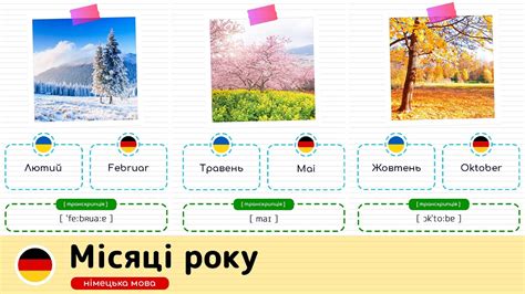 Місяці року німецькою мовою Німецька мова для початківців Youtube