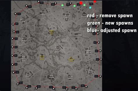 Hunt Showdown Spawn Map