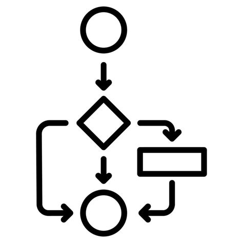 Process Mapping Icon Line Illustration 44166377 Vector Art At Vecteezy