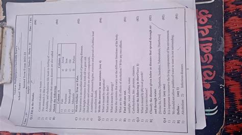 b] classify the diseases given below as diseases that spread through air