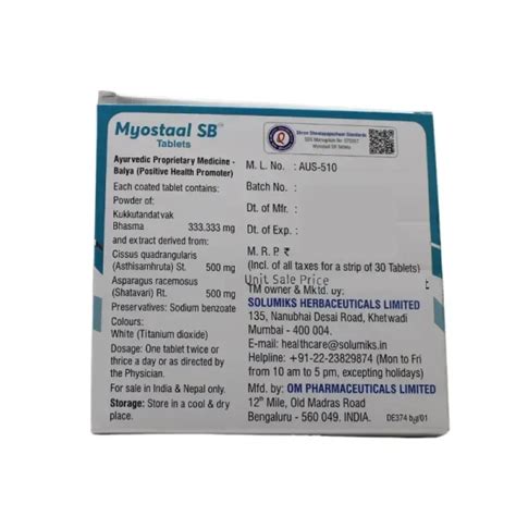 Myostaal Sb Tablet Solumik