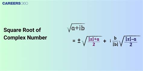 Square Root Of Complex Number Formula Definition Polar Form Trick