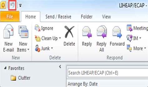 Microsoft Outlook 2010 How To Customize The Quick Access Toolbar Quest