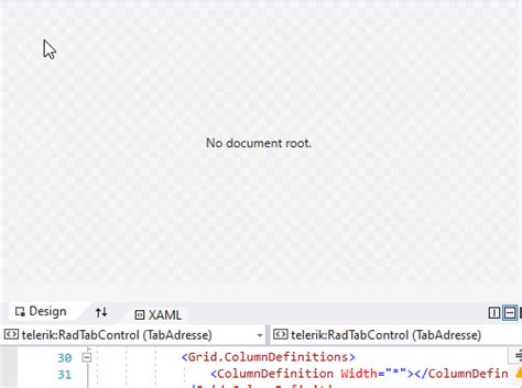 Wpf Designer No Document Root Stack Overflow
