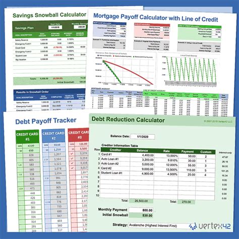 Debt Reduction Excel Template