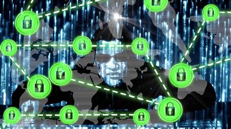 Premium Stock Video Animation Of Network Of Connections With Padlock Security Icons Over