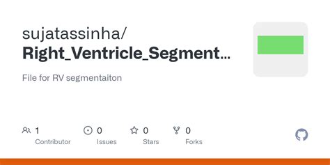 Github Sujatassinharightventriclesegmentation File For Rv