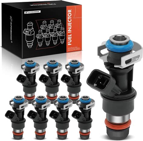 A Premium 8pcs Fuel Injectors Compatible With Chevy Silverado 1500 2500 3500 Tahoe Suburban