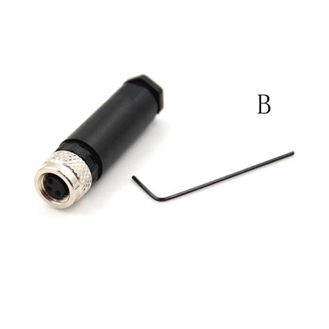 Sensor Connector M8 Male Female Screw Threaded Plug Coupling 3 4 Pin A Sensor Connector M8 Male Female Screw Threaded Plug Coupling 3 4 Pin A