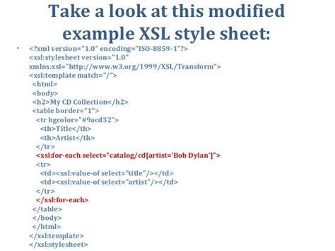 Week 12 Xml And Xsl