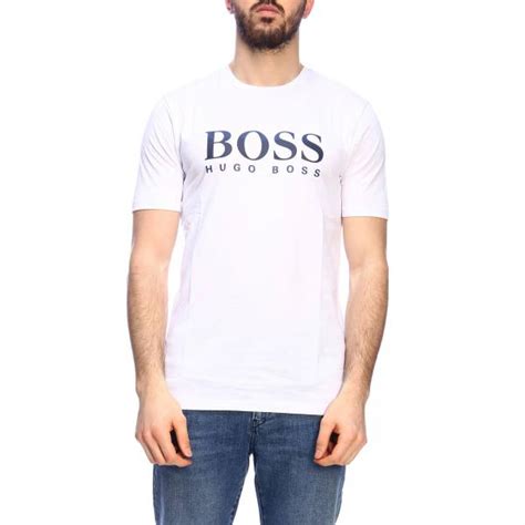 Hugo Boss Outlet T恤 男士 白色 T恤 Hugo Boss 9810171742 Tiburt Gigliocom
