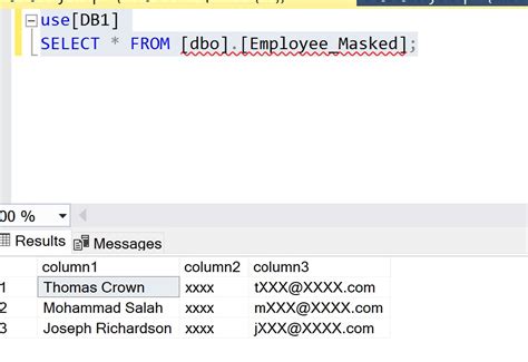 Mask Sql Server Sensitive Columns For Secure Backup Share Static Data