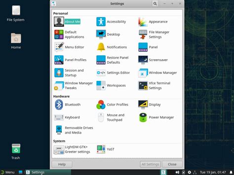 Portal Xfce Screenshots OpenSUSE Wiki