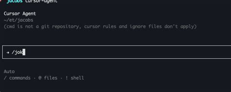 Do Custom Dot Slash Commands Work In Cursor Agent Cli Feature
