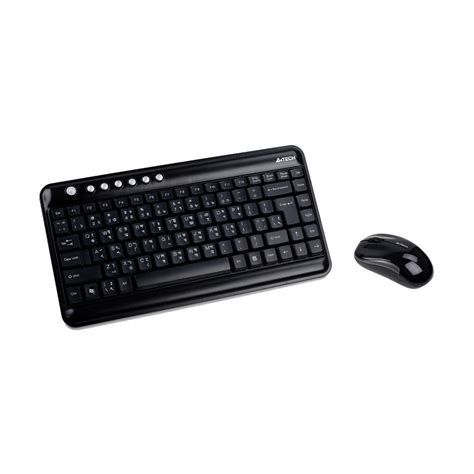 A4 Tech 3300n Black Wireless Keyboard And Padless Mouse Combo With Bangla