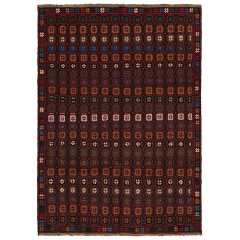 Rug And Kilims Baluch Tribal Rug With Colorful Geometric Patterns For Sale At 1stdibs