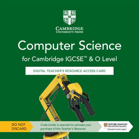 Cambridge Igcse™ And O Level Computer Science Digital Teachers Resour Cambridge University