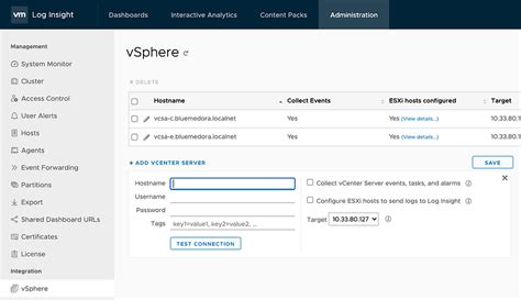 VMware VRealize Log Insight