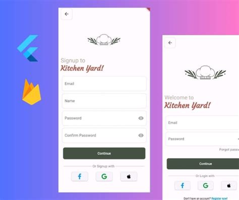 Create Flutter Signup And Login Screen Ui With Firebase Auth By Aman