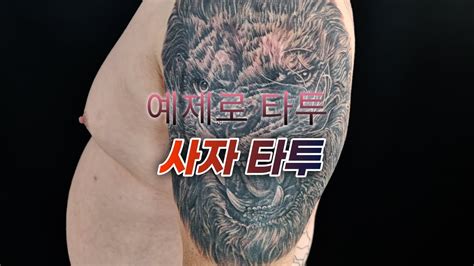예제로타투사자타투블랙앤그레이남자타투어깨사자tattoo Timelapse수원타투liontattoo타투수강black And Gray Youtube