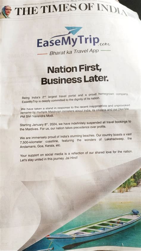 Kunal Khanna On Linkedin Nationfirst Easemytrip Corporateresponsibility