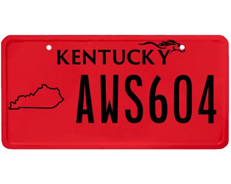 Kentucky License Plate Wrap Kitn Platewraps