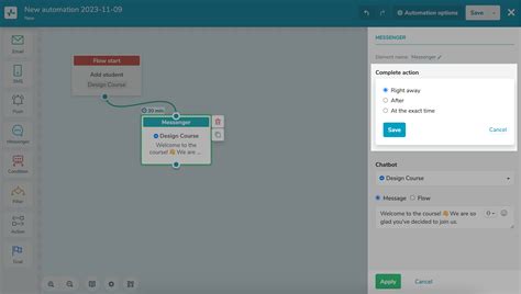 How To Send A Message Triggered By A Course Event Sendpulse