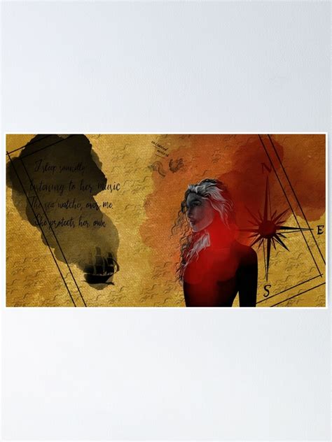 Alosa Pirate Queen Daughter Of The Pirate King Poster By Jes Stevens Redbubble