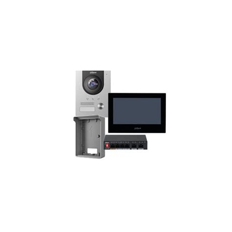 Dahua Ip Video Intercom Kit Black Monitor The Home Automation Store