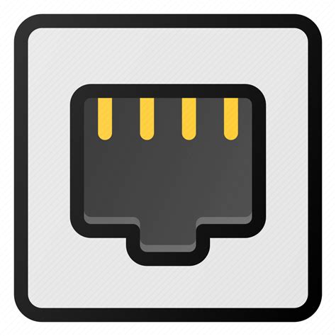 Ethernet Port Icon Download On Iconfinder On Iconfinder