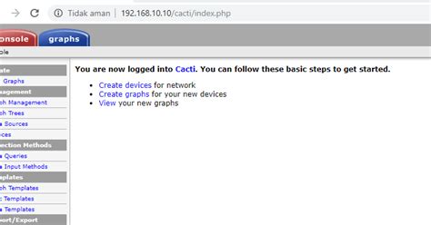 Instalasi And Konfigurasi Monitoring Server Cacti