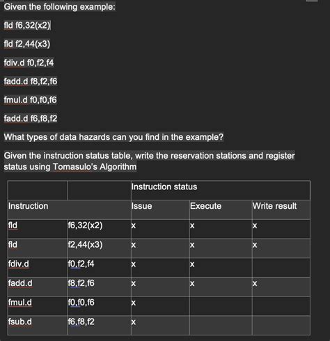 Given The Following Example Fld F632x2 Fld