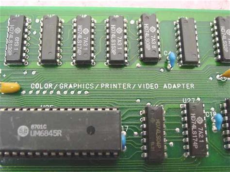 Generic Cga 8 Bit Isa Color Graphics Video Adapter Cga Ega With Printer Port