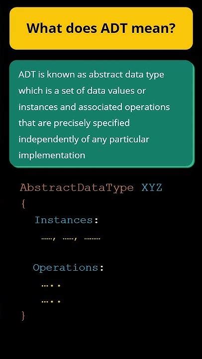 5 what does adt mean shorts algorithm datastructures youtube