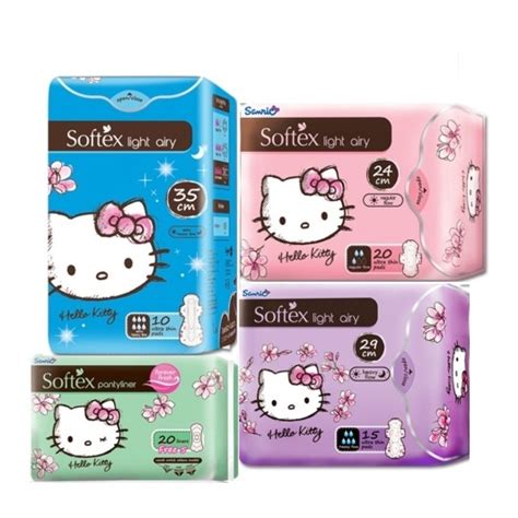 [po] Softex Hello Kitty Sanitary Pads Everything Else On Carousell