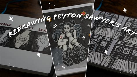 One Tree Hill Peyton Drawings Peytons Art Collage By Melissart On