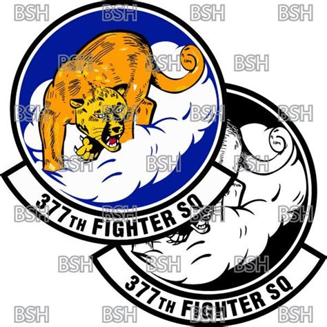 377th Fighter Squadron Montgomery Alabama Patch Vector Image Files